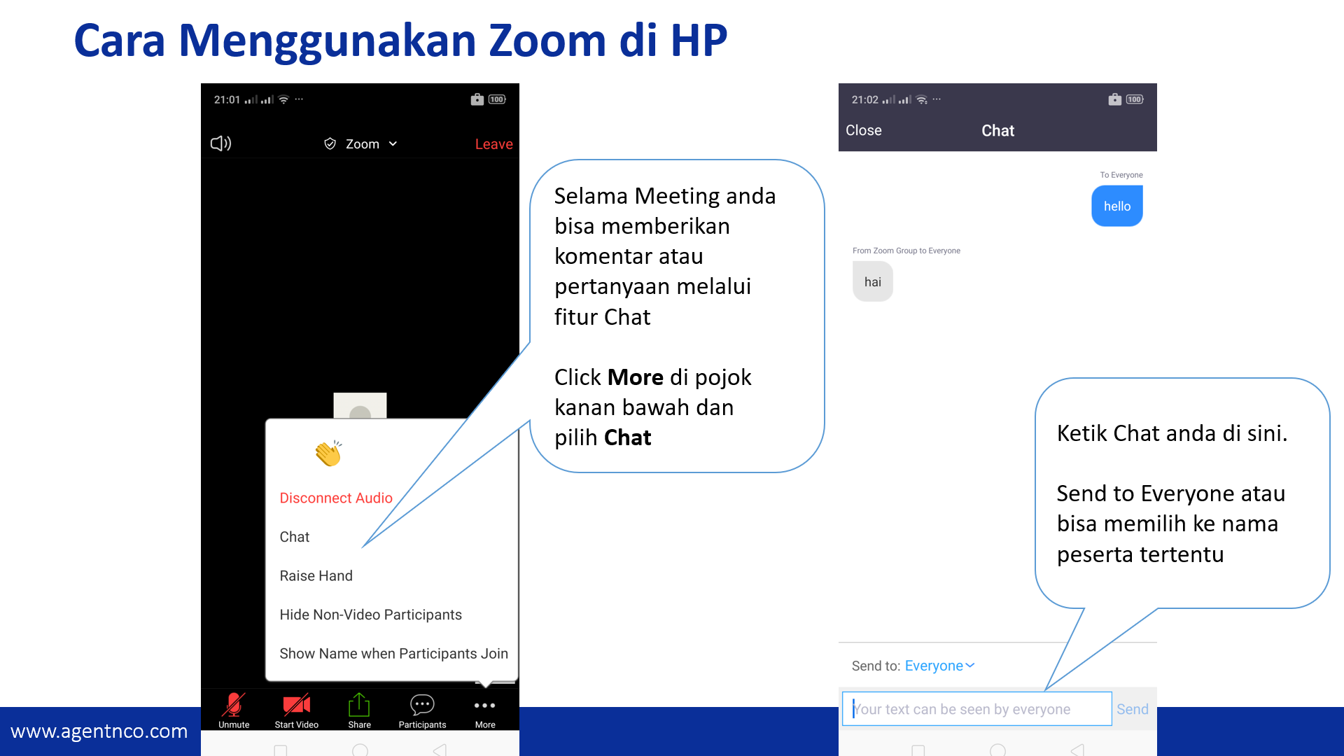 Cara Menggunakan Zoom Meeting untuk Peserta - Agent and Co