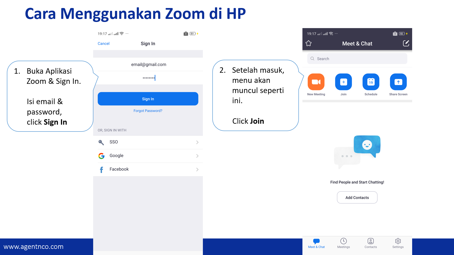 Cara Menggunakan Zoom Meeting untuk Peserta - Agent and Co