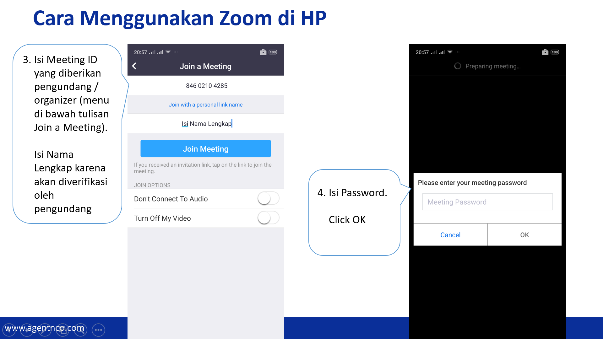 Cara Menggunakan Zoom Meeting untuk Peserta - Agent and Co